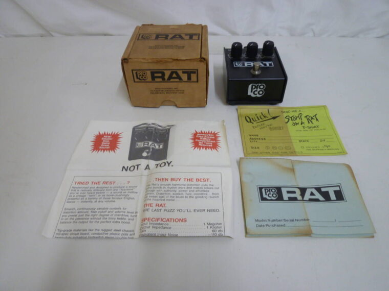 Proco RATディストーション LM308N搭載/米国製 入荷！ | トレジャーハンター